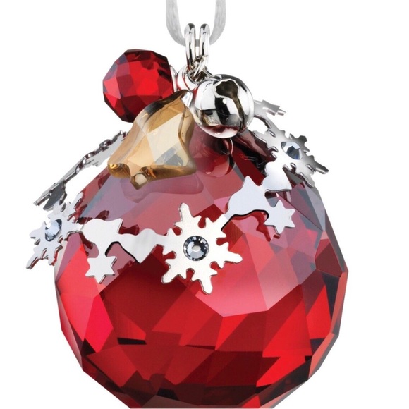 Swarovski | Holiday | Swarovski Red Crystal Ball Ornament | Poshmark